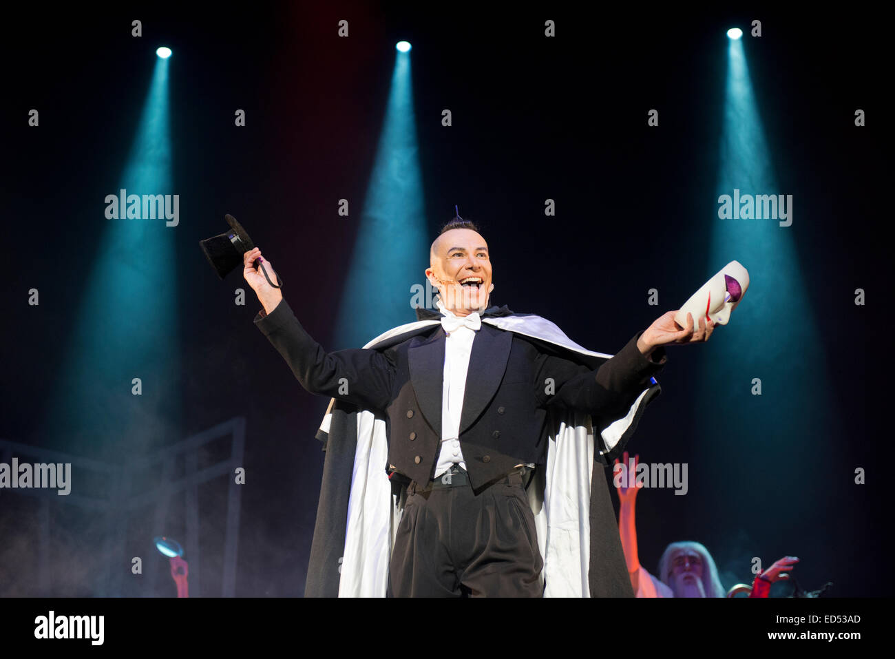 magician at master of magic 2012 Stock Photo - Alamy