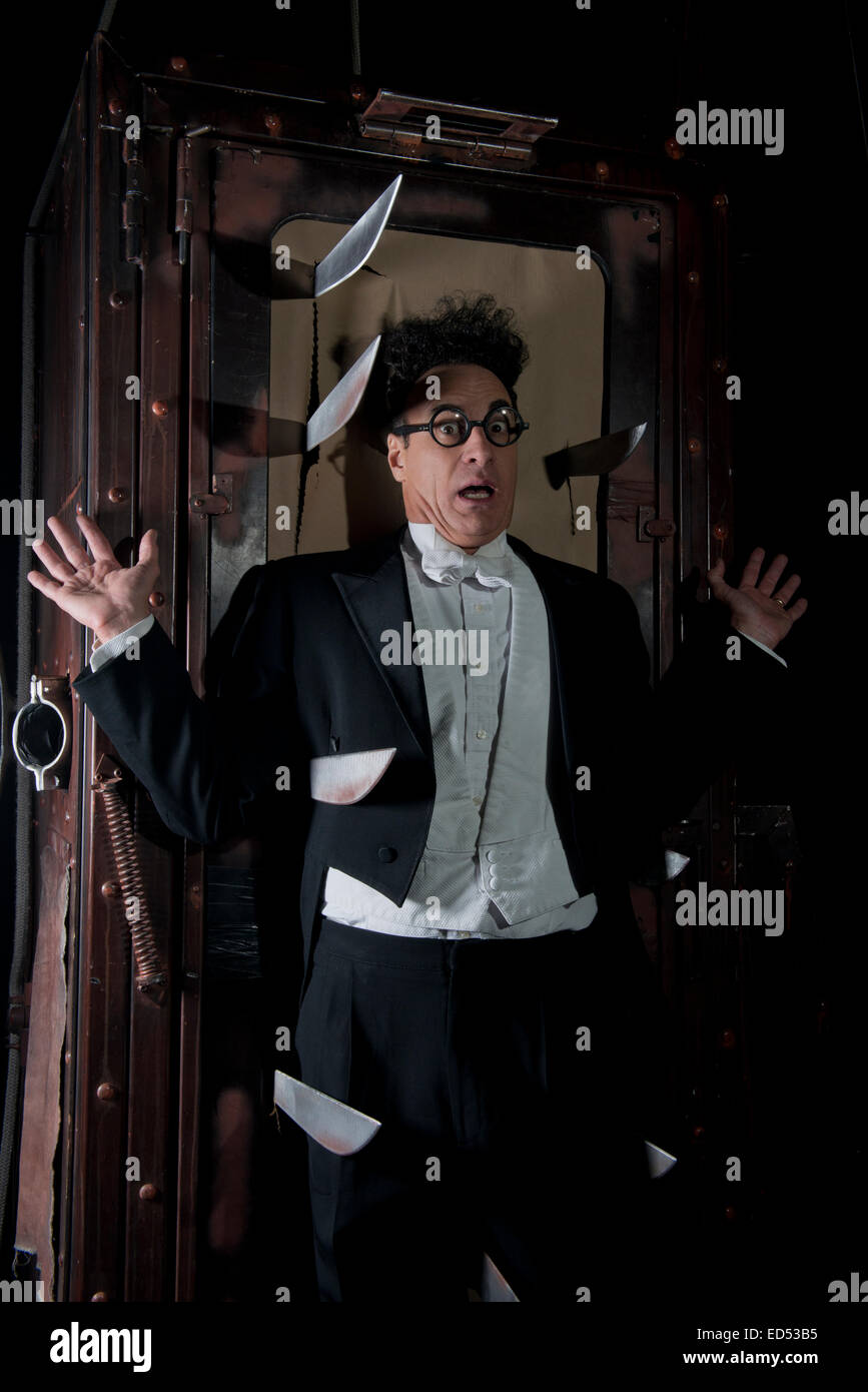 magician at master of magic 2012 Stock Photo - Alamy