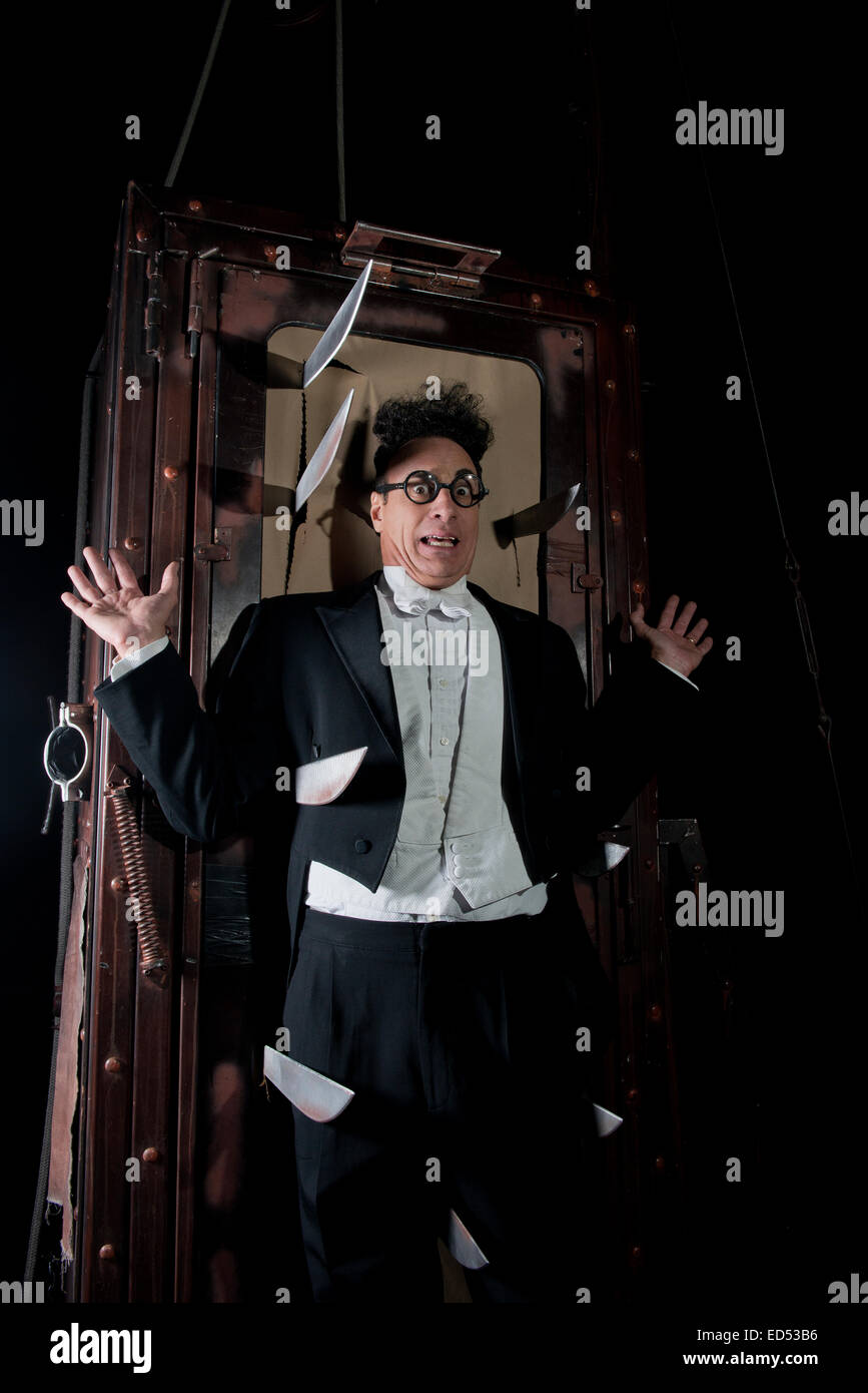 magician at master of magic 2012 Stock Photo - Alamy