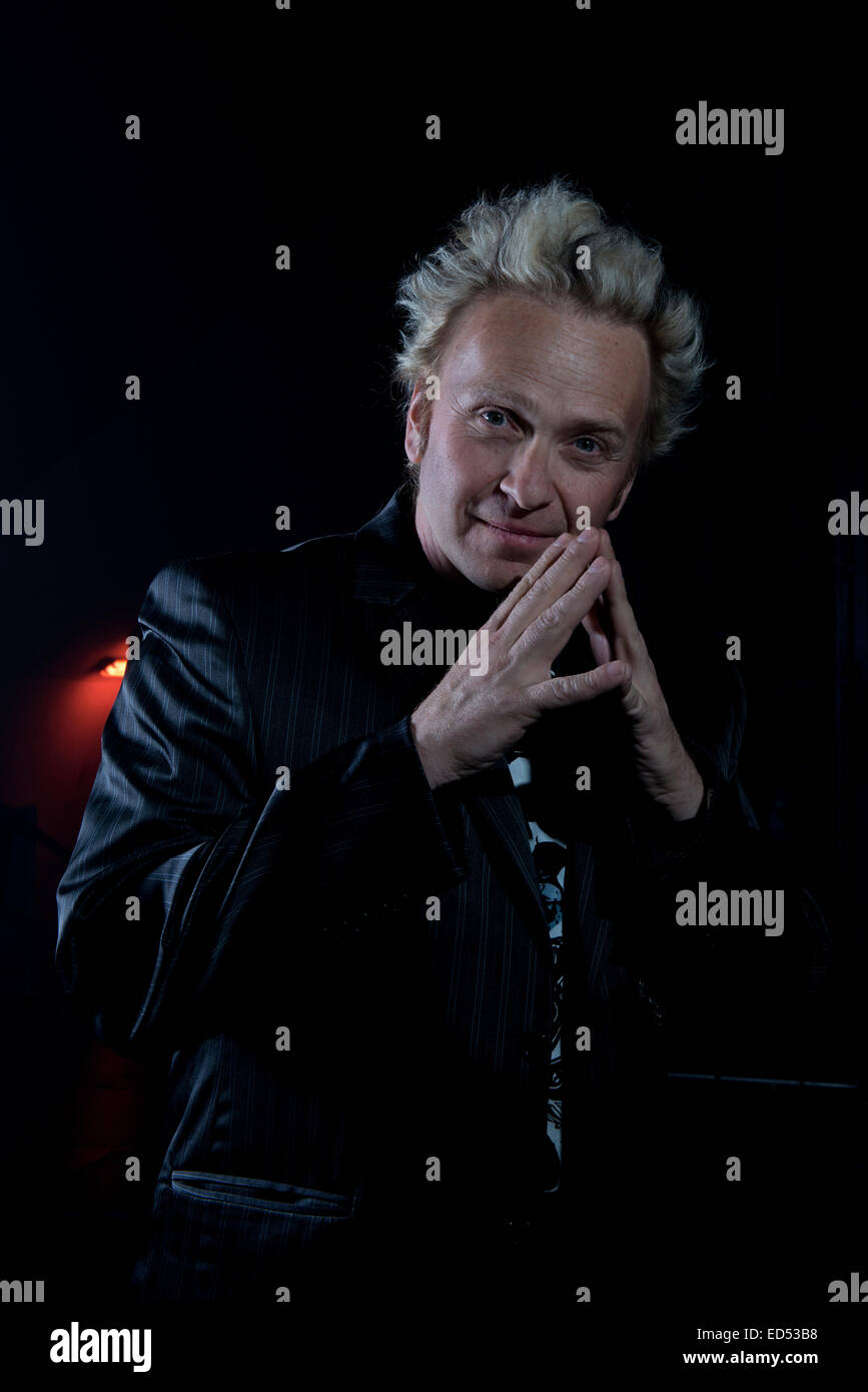 magician at master of magic 2012 Stock Photo - Alamy