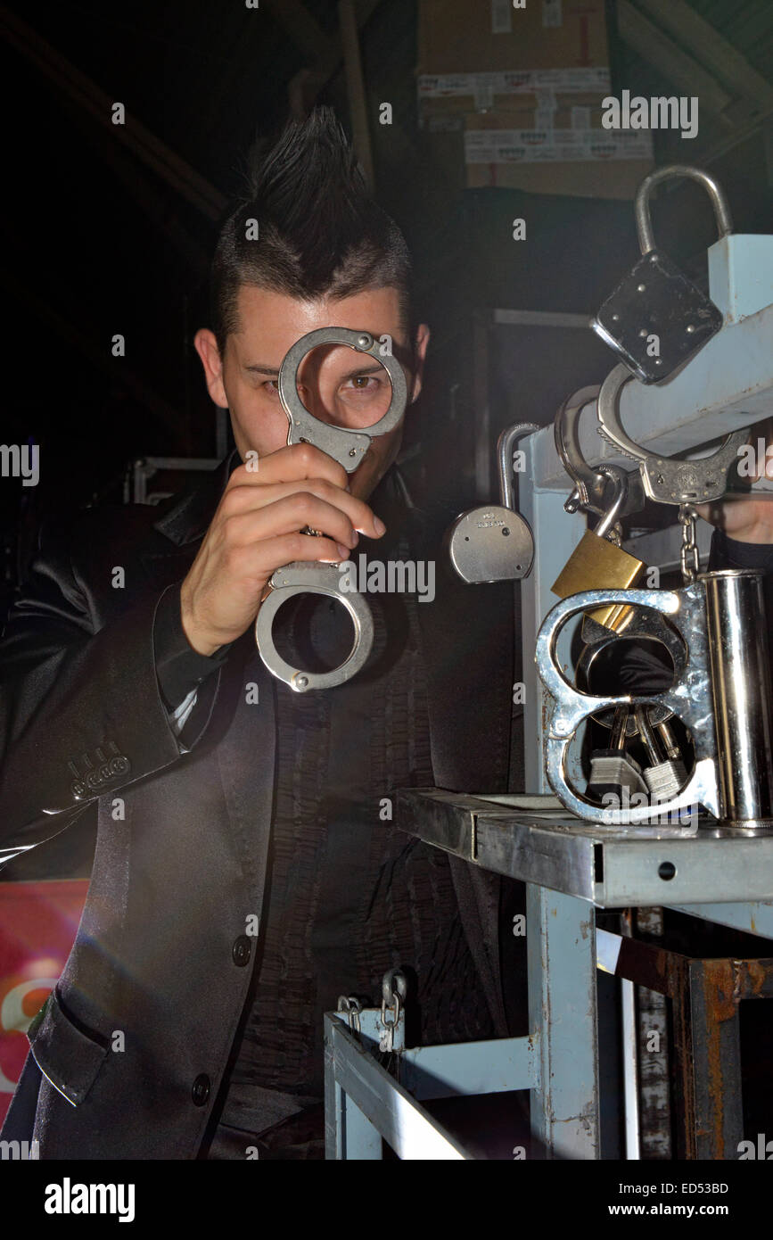 Andrew Basso magician at master of magic 2012 Stock Photo - Alamy