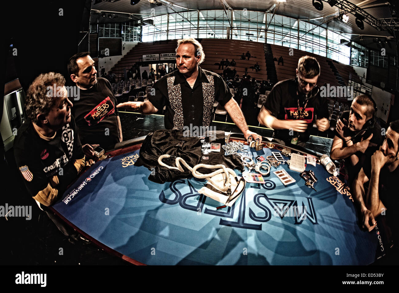 magician at master of magic 2012 Stock Photo - Alamy