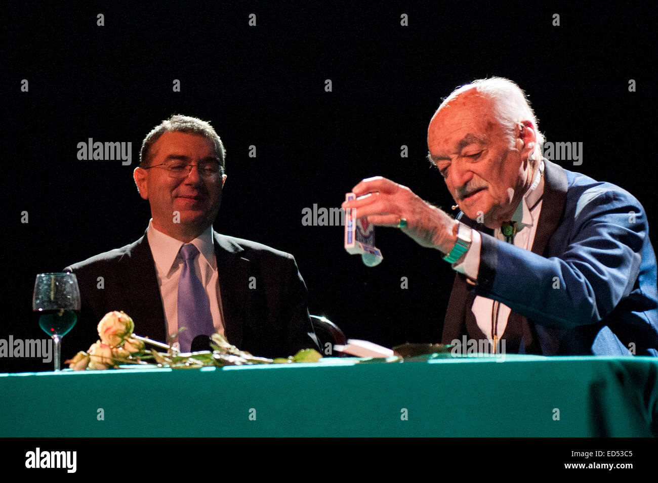 magician at master of magic 2012 Stock Photo - Alamy