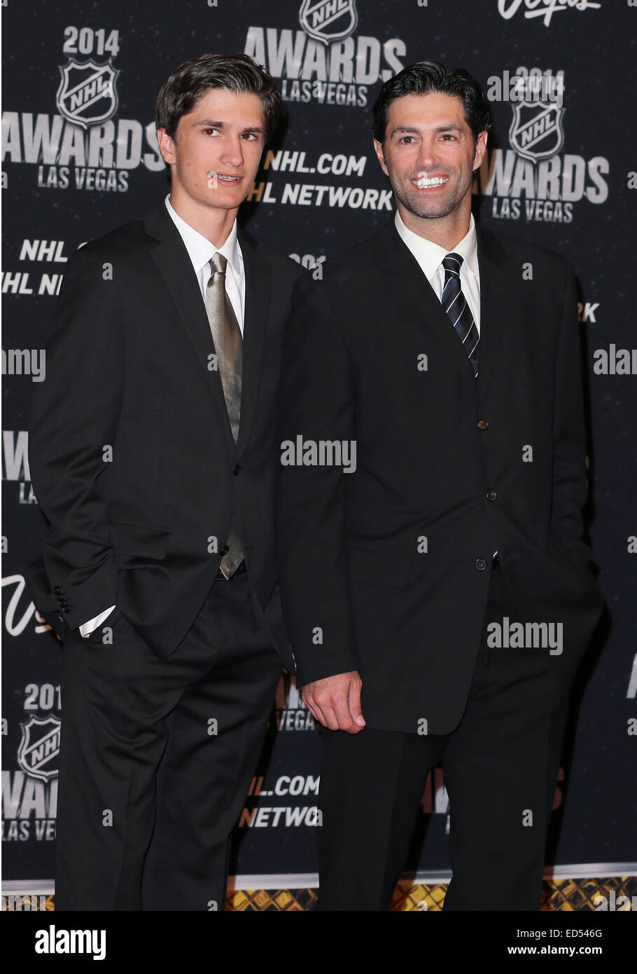 2014 NHL Awards at Wynn Las Vegas Featuring: Michael Peca,Trevor Peca ...