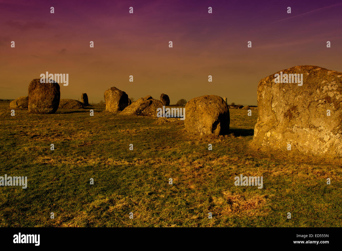 Long Meg and Her Daughters is a Bronze Age stone circle near Penrith in ...