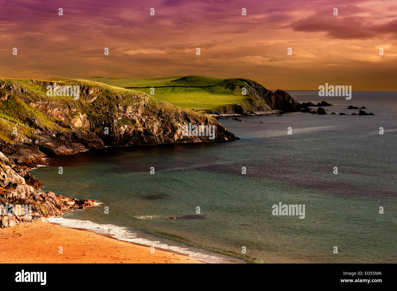 A scene from Durness in Northern Scotland Stock Photo - Alamy