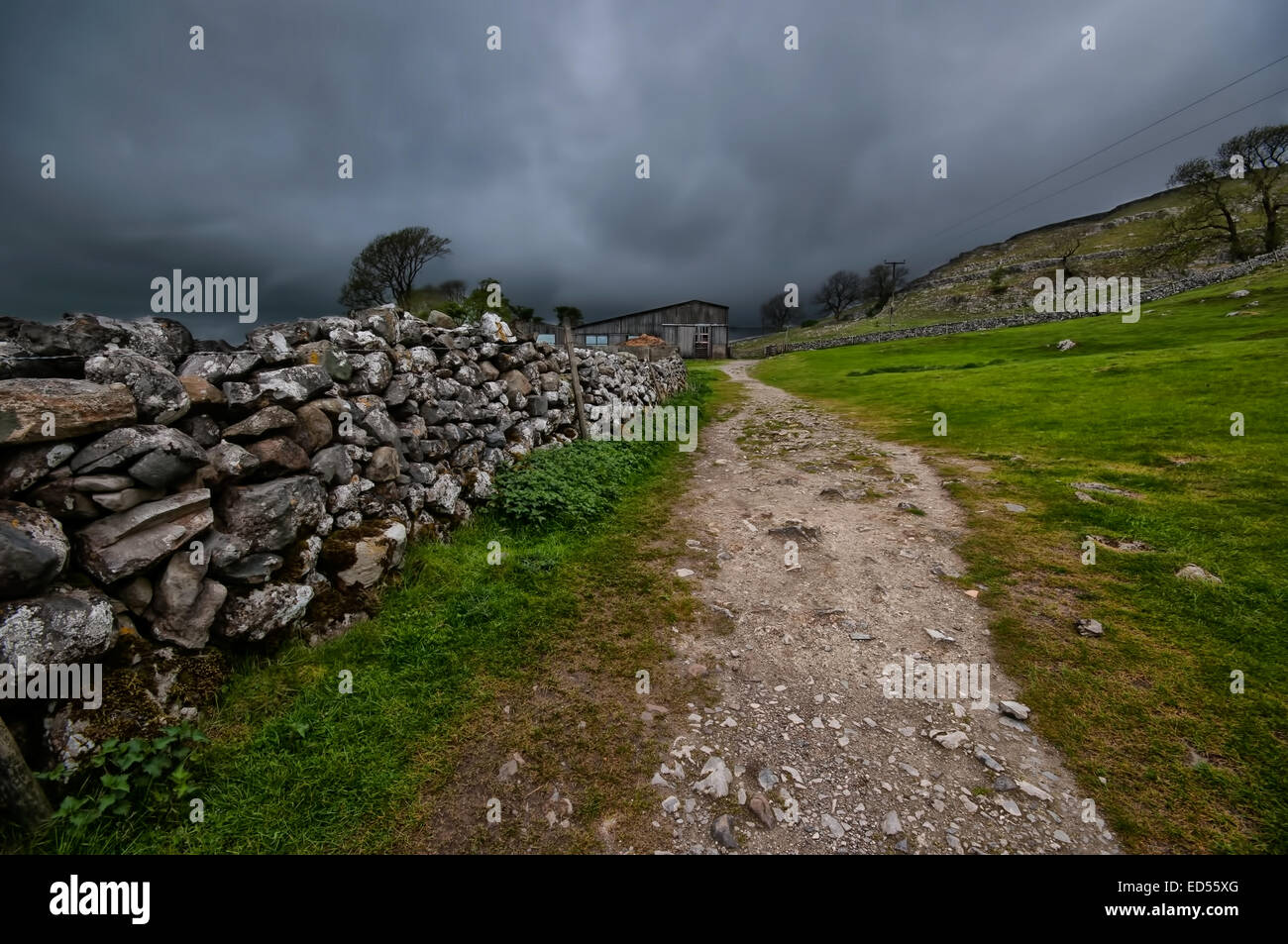 This image forms part of the waterfall walk at Ingleton in the ...