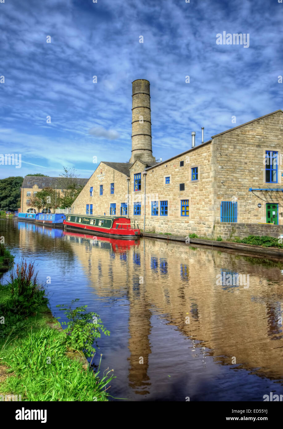 Hebden Bridge as seen in West Yorkshire Stock Photo - Alamy