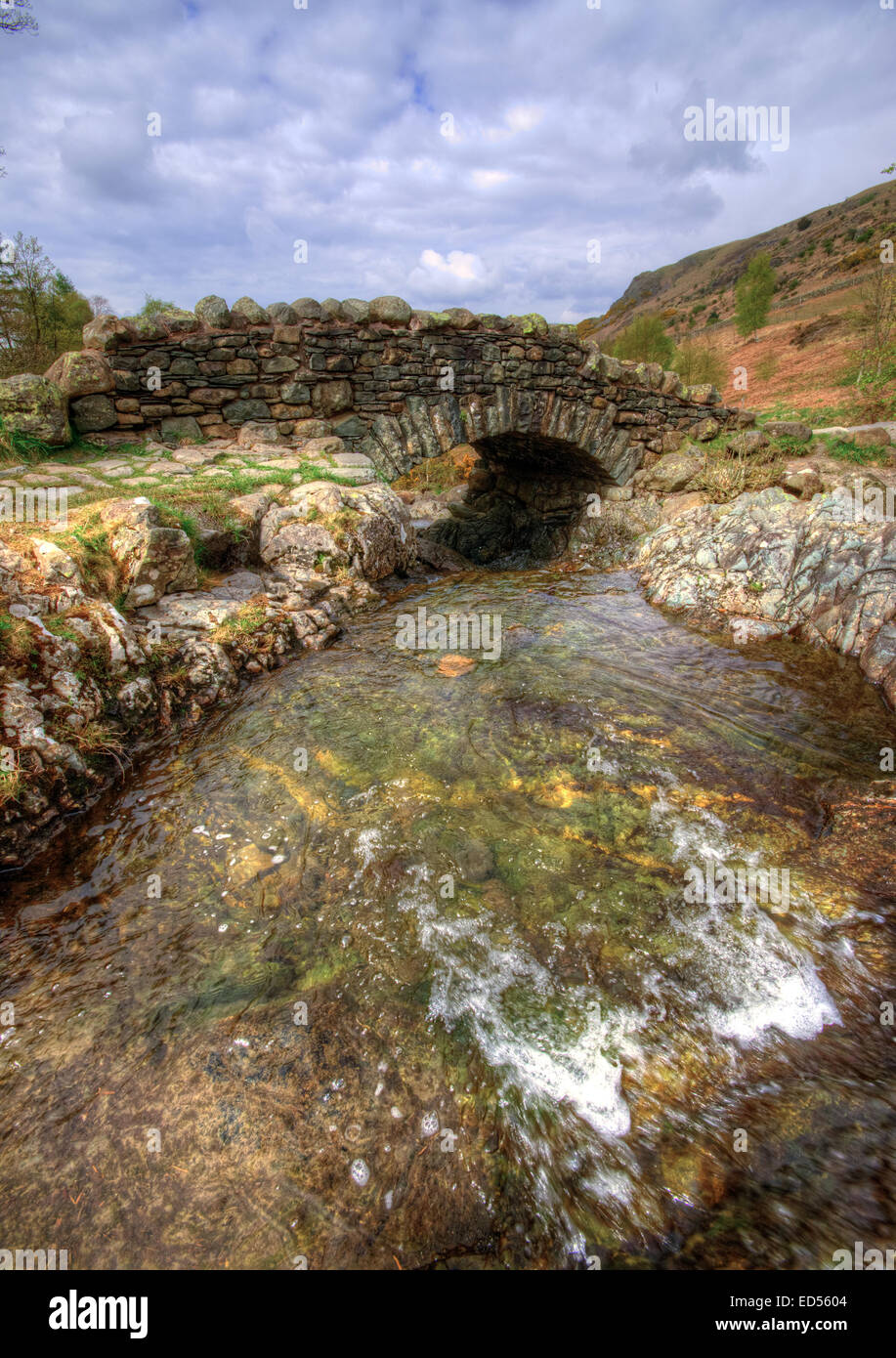 England cumbria keswick arch bridge hi-res stock photography and images ...