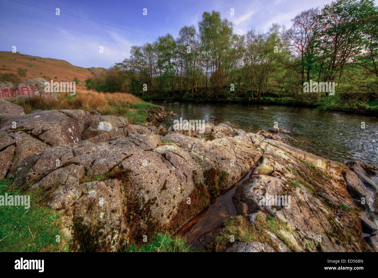 The Duddon Valley in the Lake District National Park, Cumbria Stock ...
