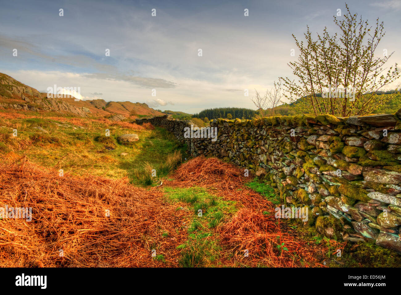 The Duddon Valley in the Lake District National Park, Cumbria Stock ...