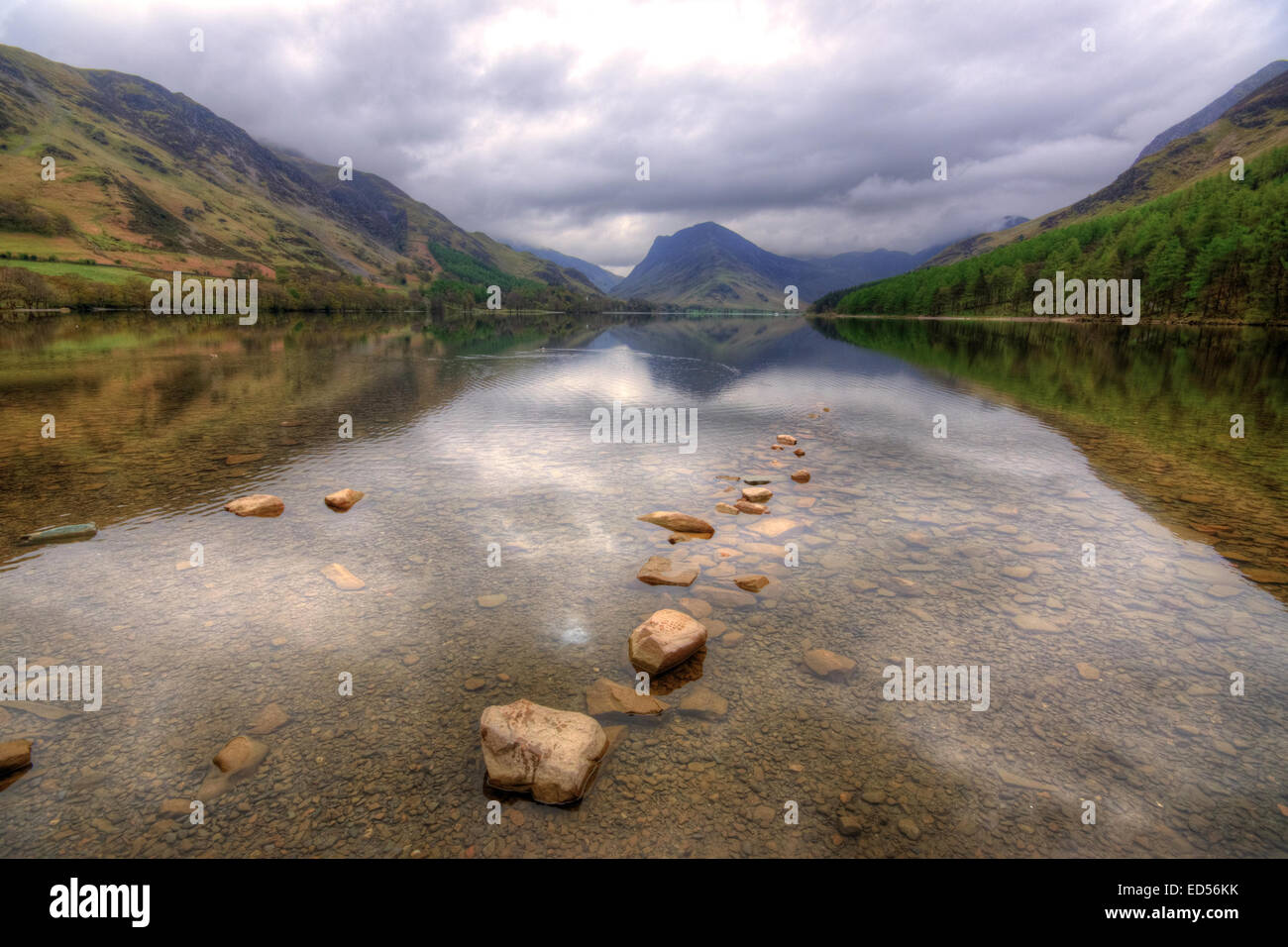 Buttermere in the Lake District National Park, Cumbria Stock Photo - Alamy