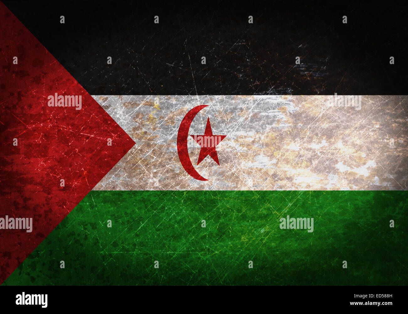 Sahara flag hi-res stock photography and images - Alamy