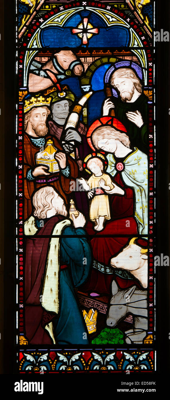 Wise men stained glass hi-res stock photography and images - Alamy