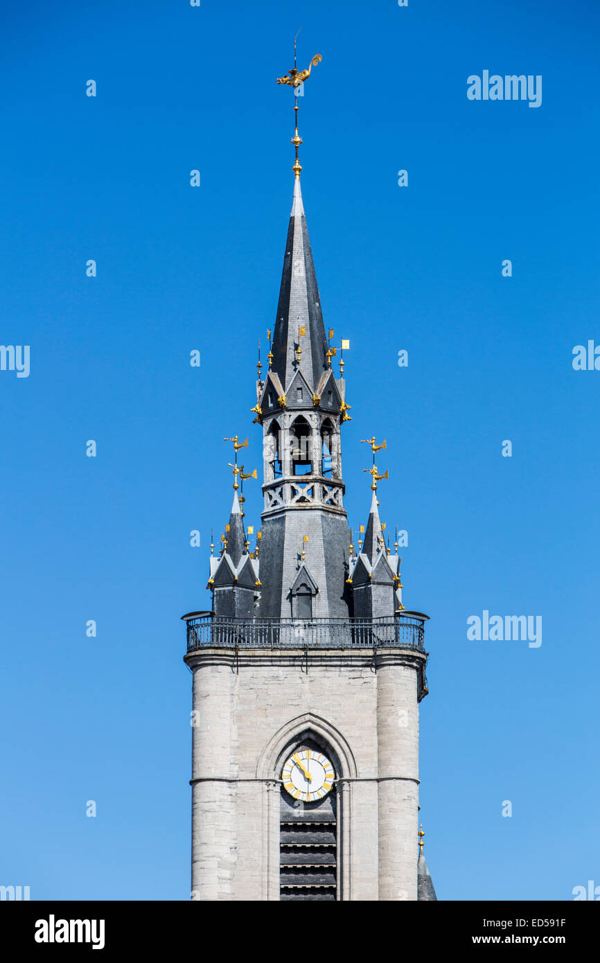 The belfry tower in the old town Stock Photo - Alamy