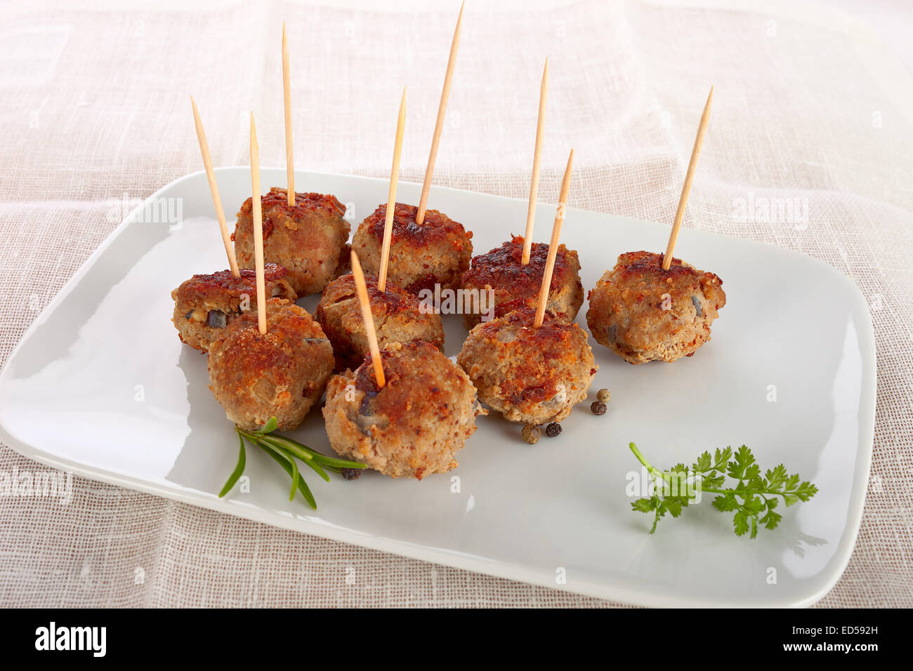 Meat ball food hi-res stock photography and images - Alamy