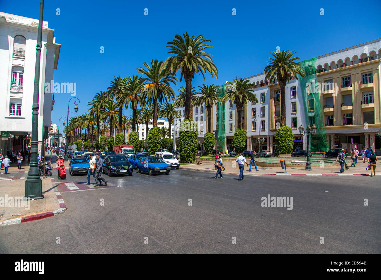 Street of Rabat, Morocco Stock Photo - Alamy