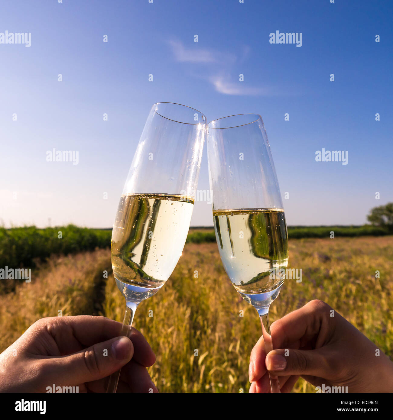 Toast with sunset hi-res stock photography and images - Alamy