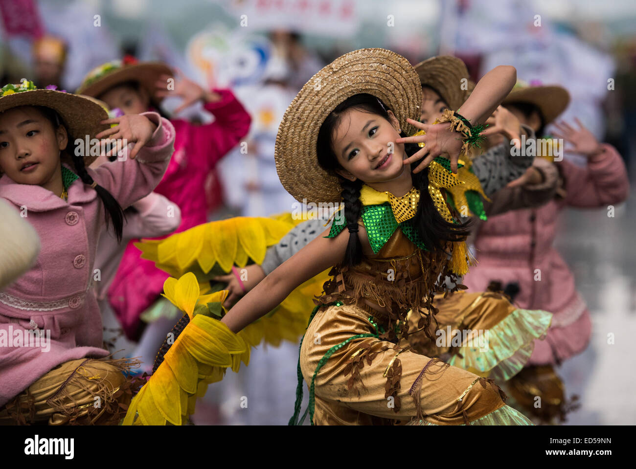 Shenzhen, China's Guangdong Province. 28th Dec, 2014. Dressed-up ...