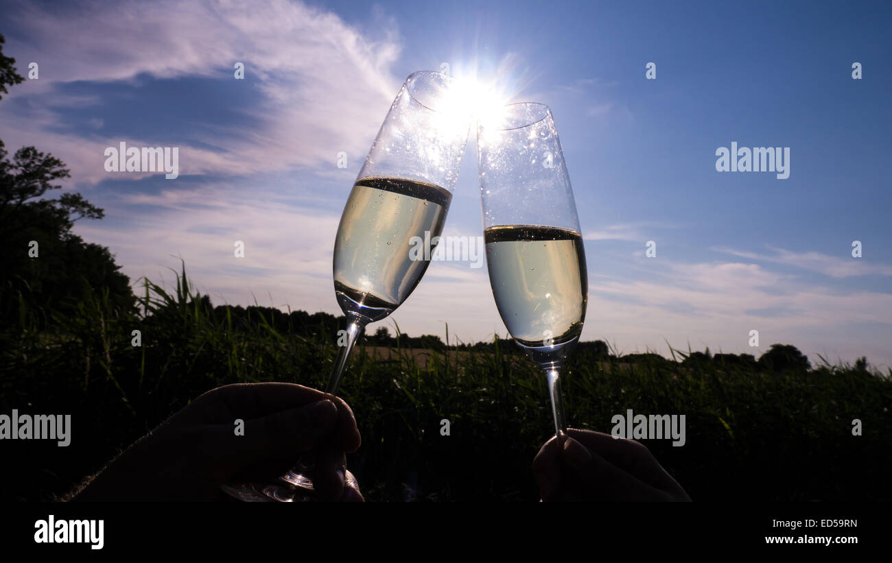 Toast with sunset hi-res stock photography and images - Alamy