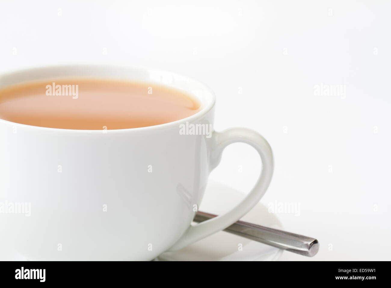 Close up image of cup of tea Stock Photo - Alamy