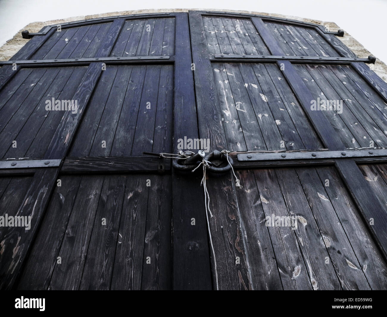 Locked Wooden Door High Resolution Stock Photography and Images - Alamy