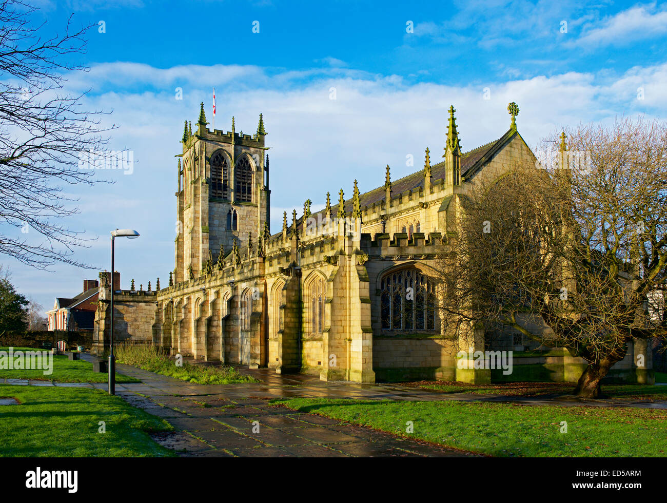St Chad's Church, Rochdale, Lancashire, England UK Stock Photo - Alamy