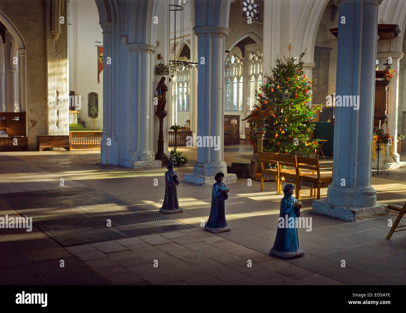 The Magi in Thaxted Church, Thaxted, essex, England, UK. 28 December ...