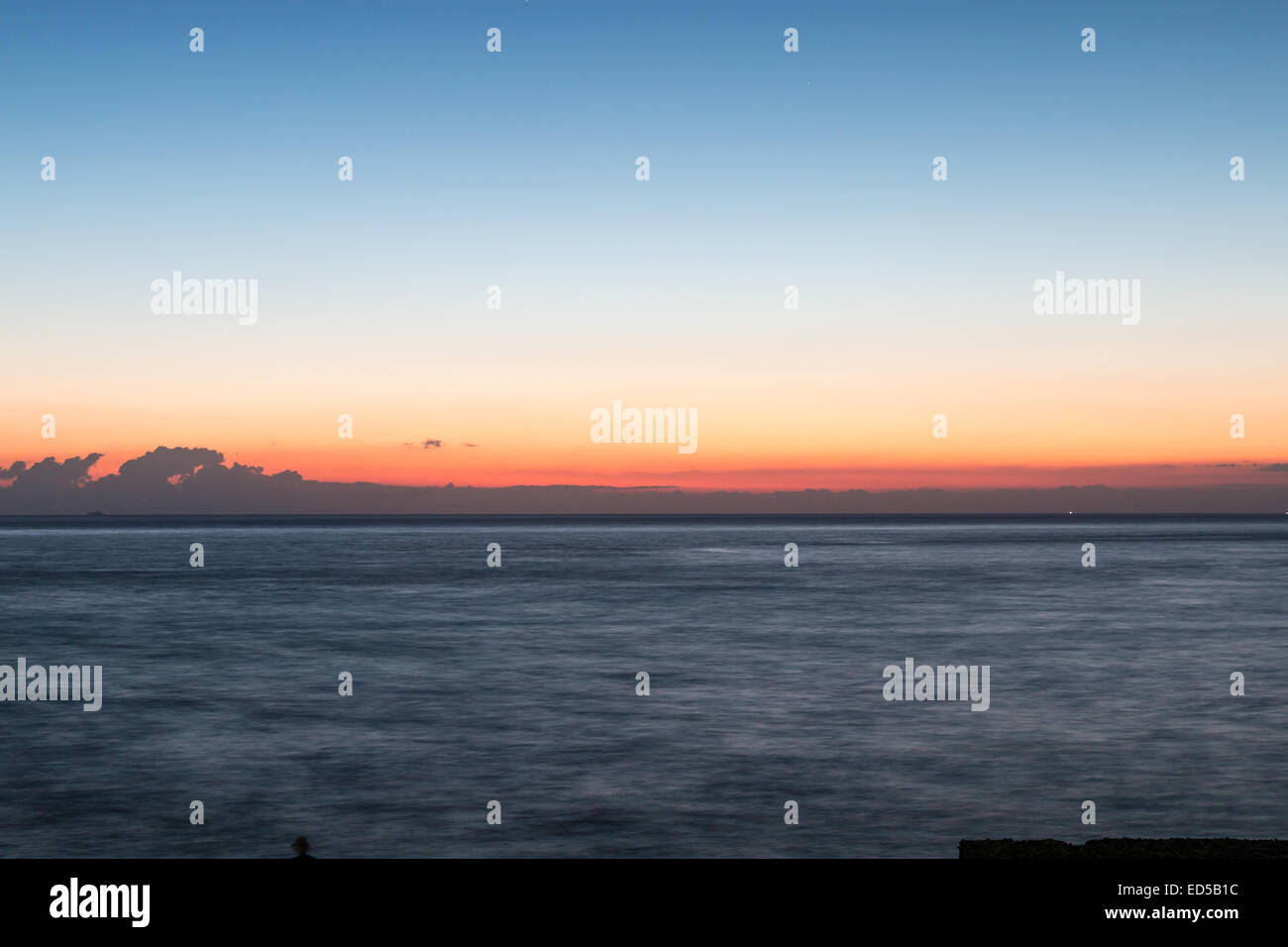Pier of Riposto east Sicily before dawn Stock Photo - Alamy