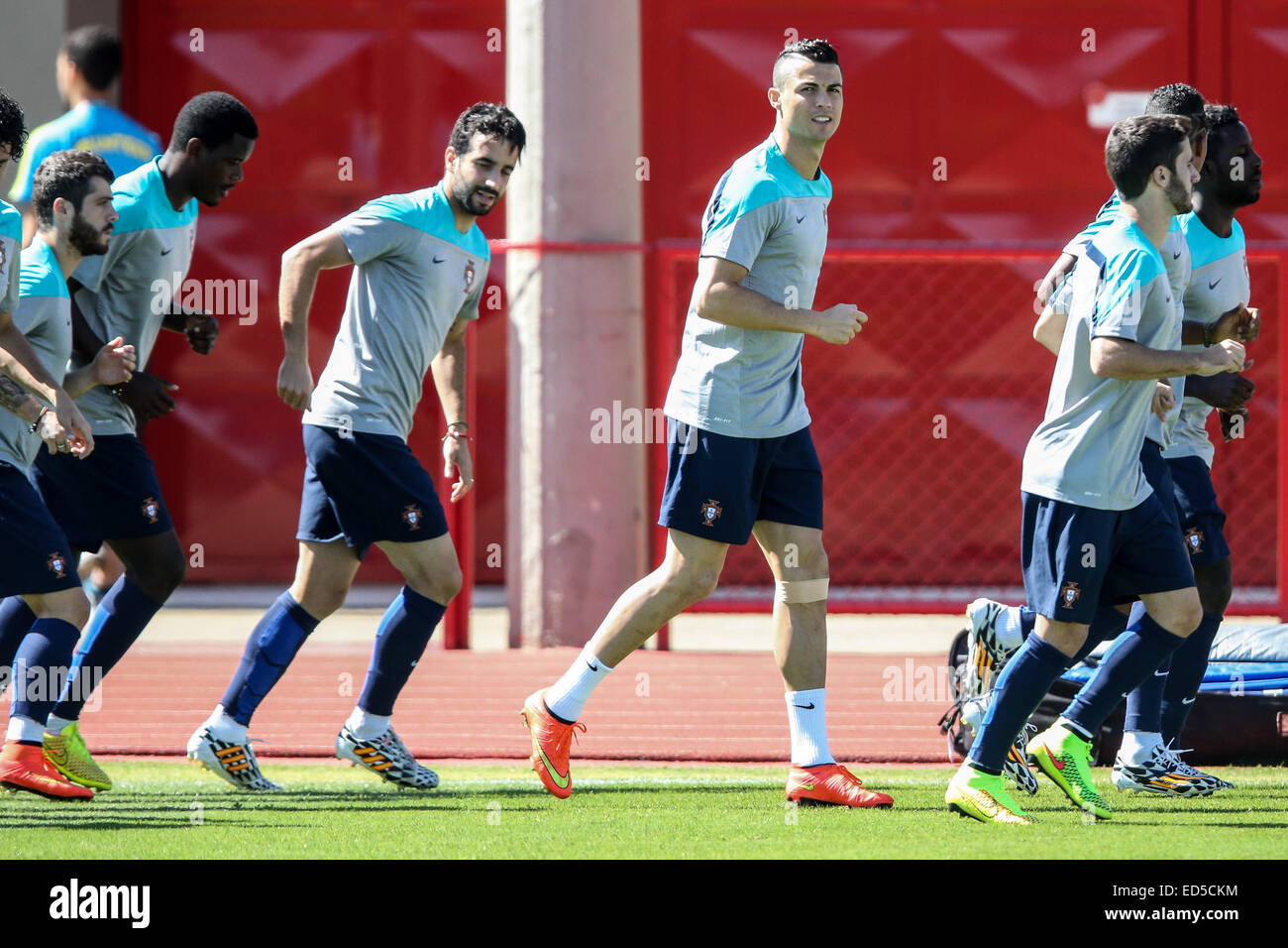 2014 FIFA World Cup - Portugal national football team training held at ...