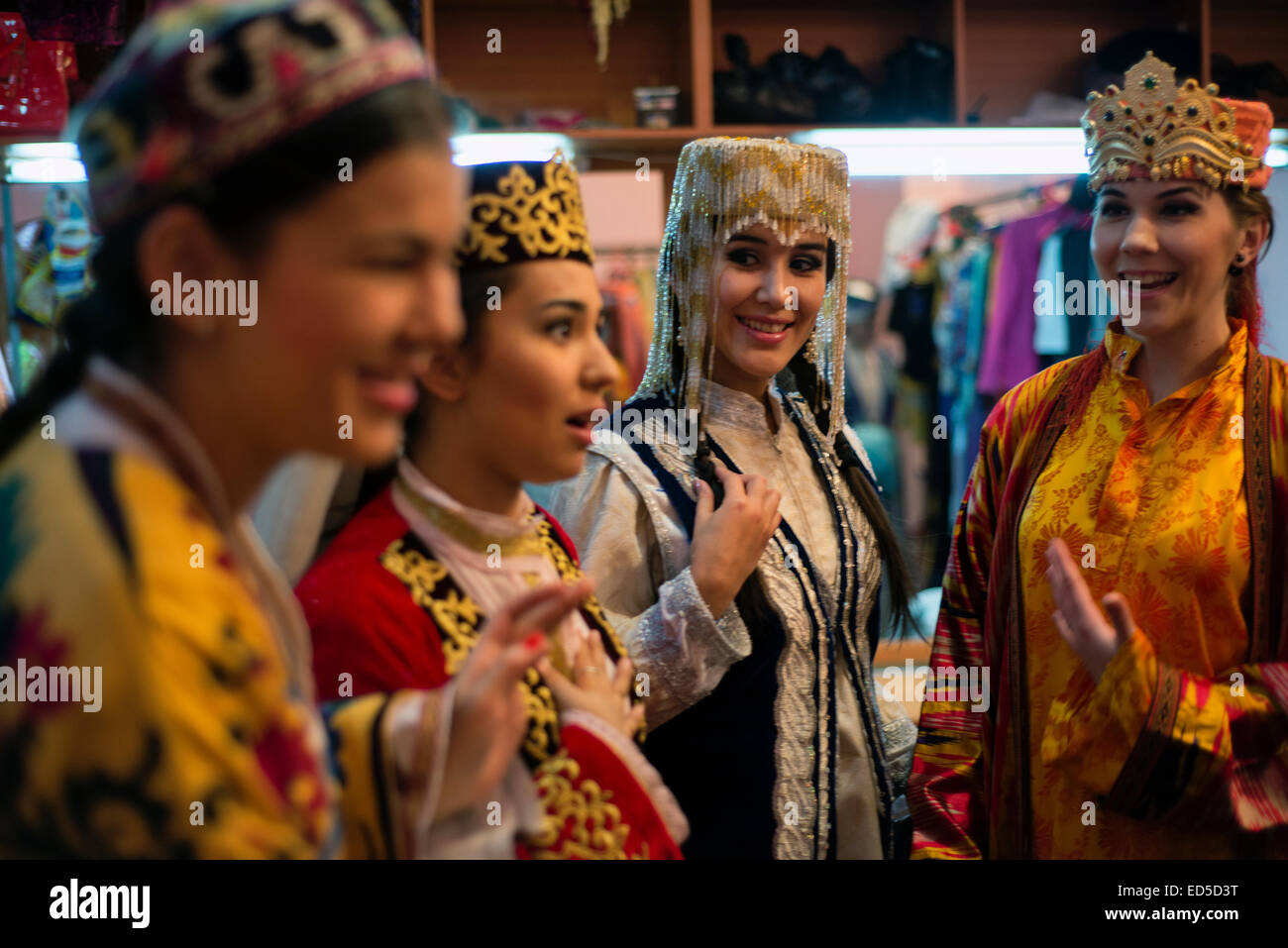 Actors changing in dressing room after "Instants of Eternity" show in ...
