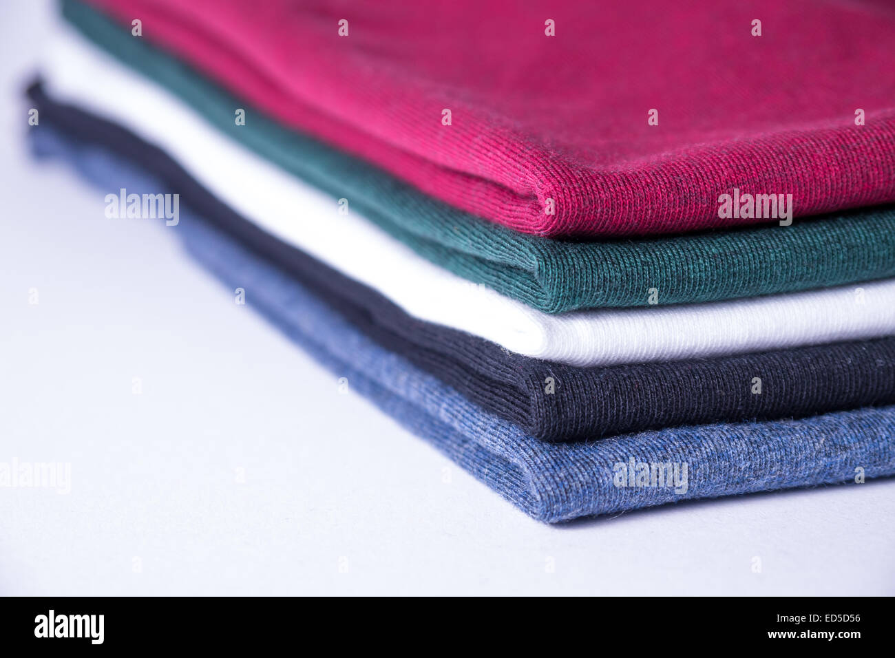 stacked material in different colors Stock Photo - Alamy