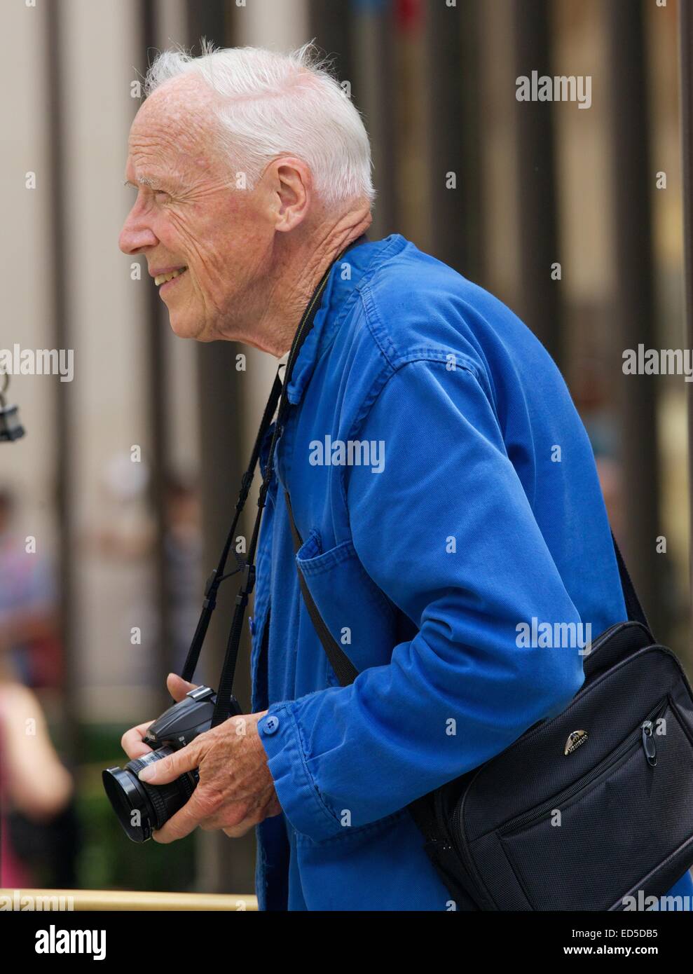 Fashion photographer for The New York Times, Bill Cunningham, spotted ...