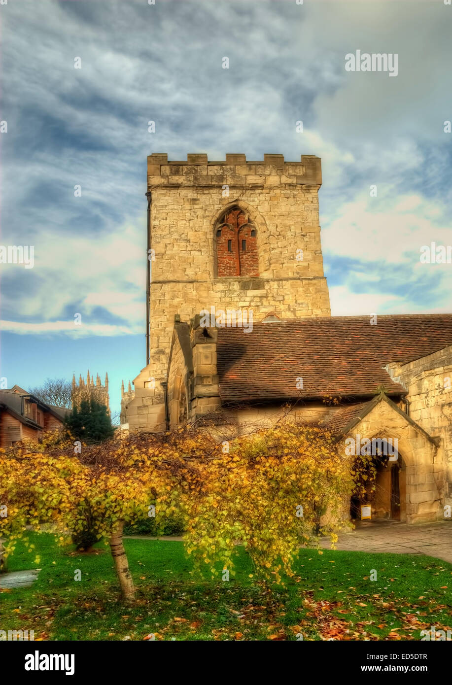The oldest church in York that being St. Mary's Stock Photo - Alamy