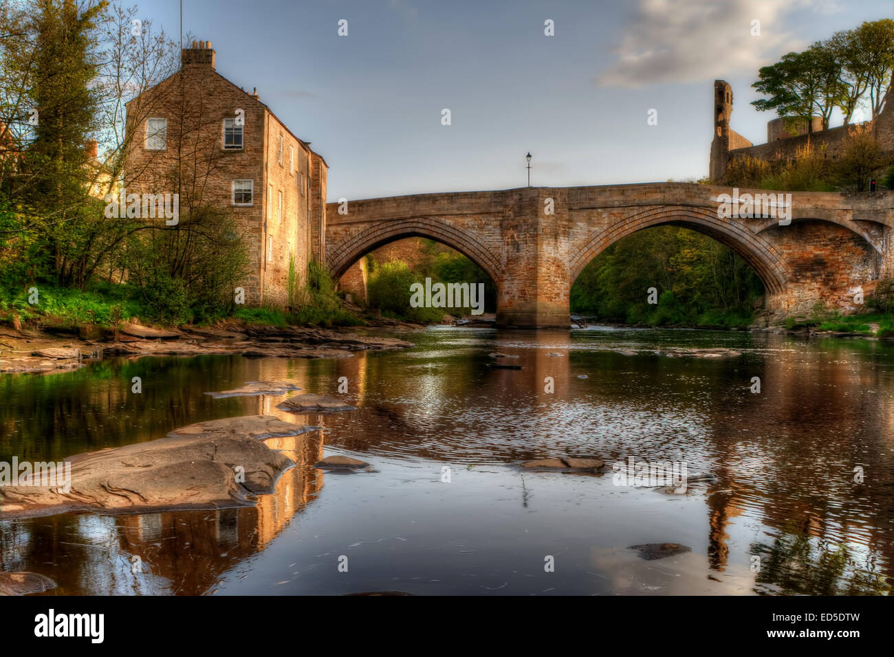 The County Bridge at Barnard Castle, County Durham Stock Photo - Alamy