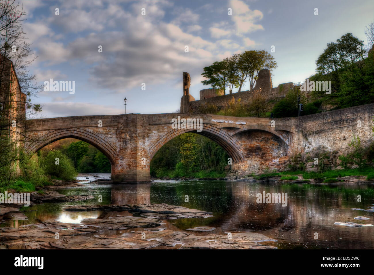 The County Bridge at Barnard Castle, County Durham Stock Photo - Alamy