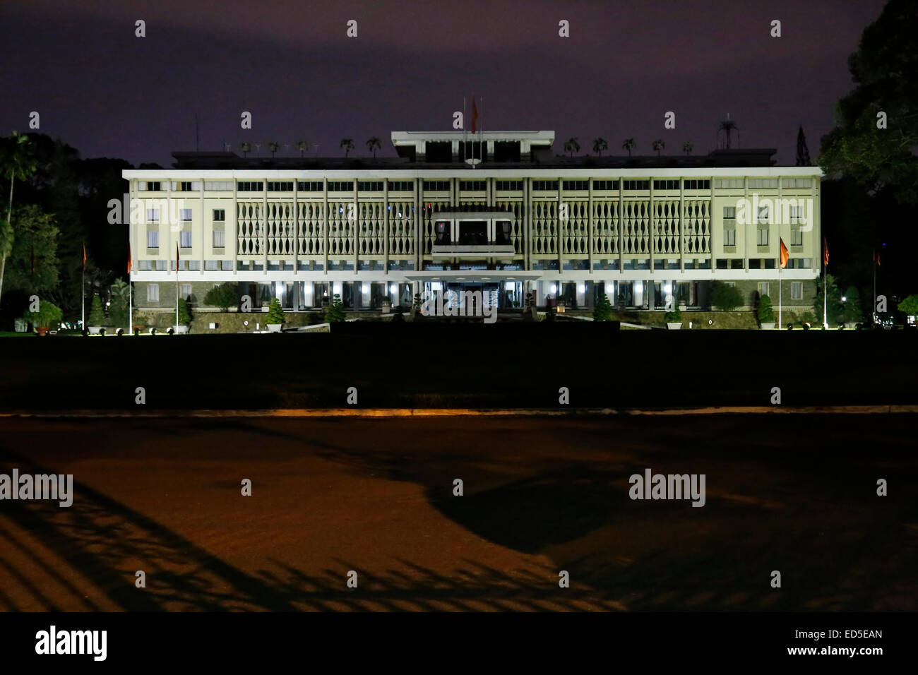 Independence Palace in Ho Chi Minh City, Vietnam Stock Photo - Alamy