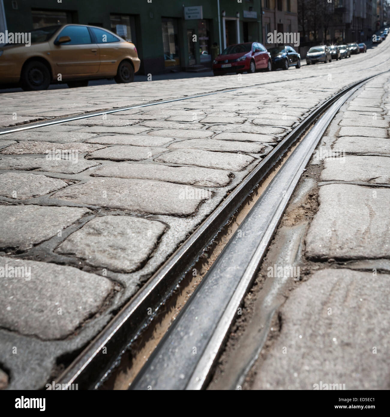 Tracks of tramway hi-res stock photography and images - Alamy