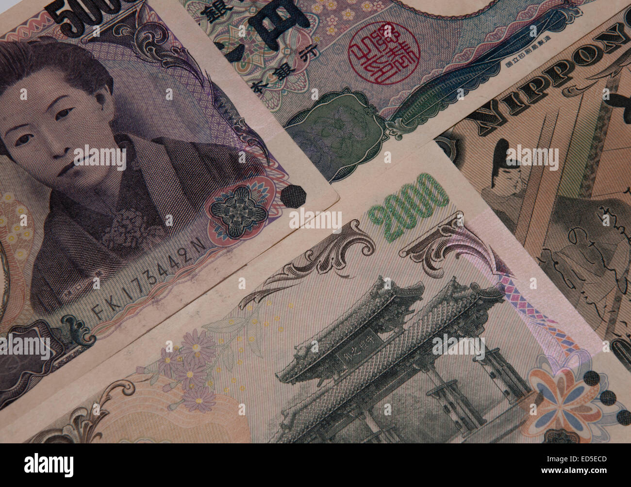 Japanese Yen Bank Notes Stock Photo - Alamy