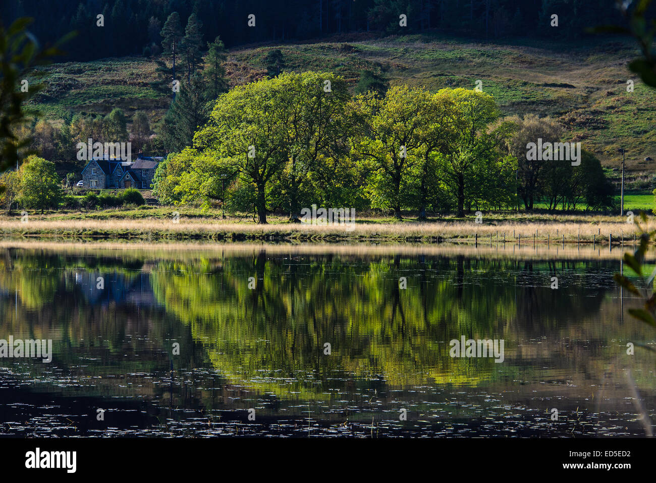 Loch lubnaig reflections hi-res stock photography and images - Alamy