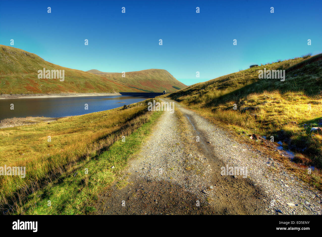 The stunning views around the area of Loch Lyon in Glen Lyon in the ...