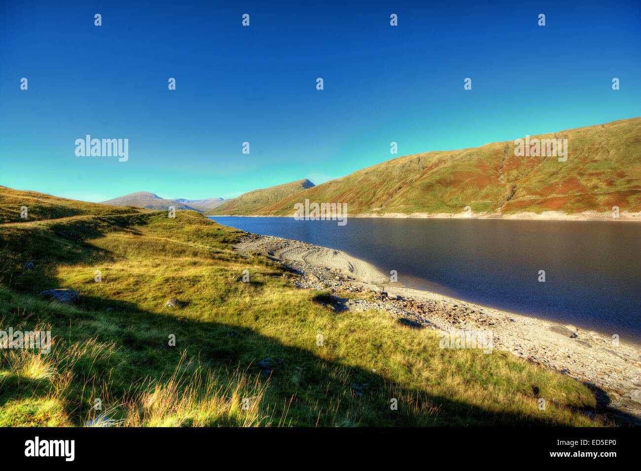 The stunning views around the area of Loch Lyon in Glen Lyon in the ...