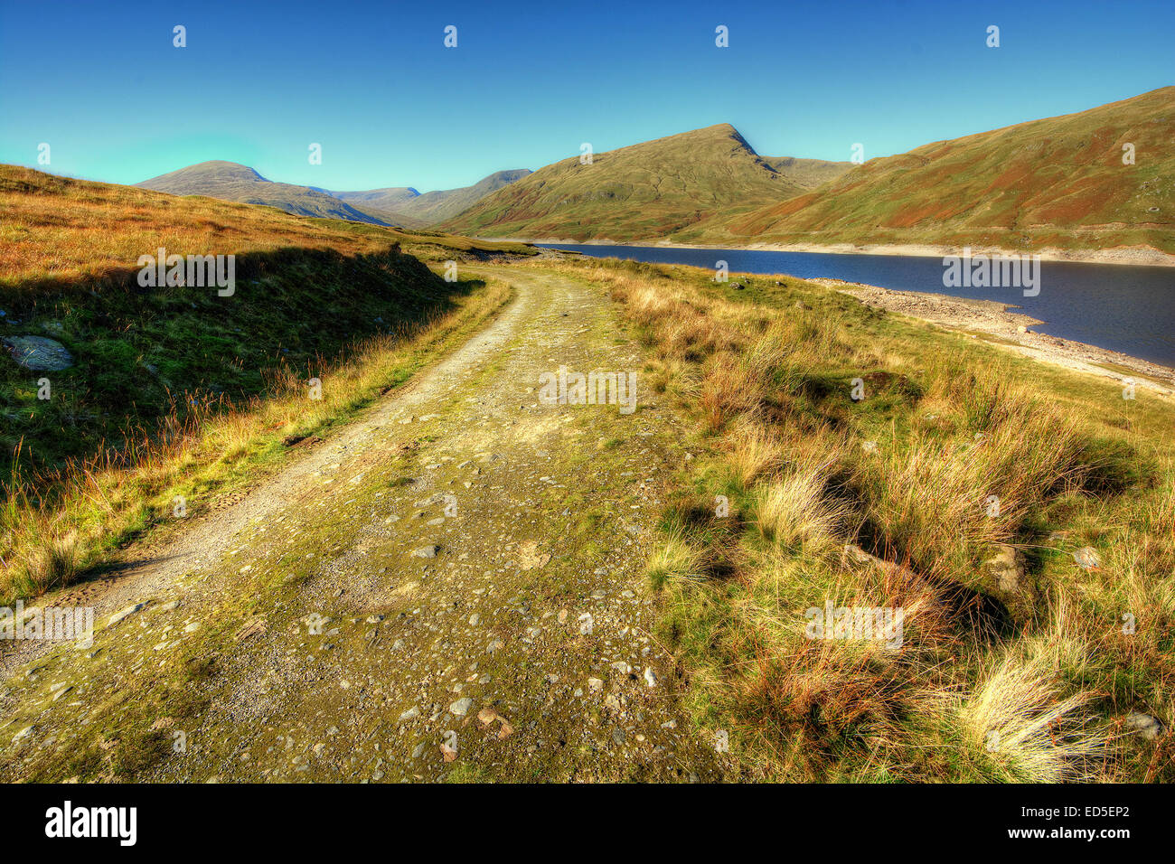 The stunning views around the area of Loch Lyon in Glen Lyon in the ...