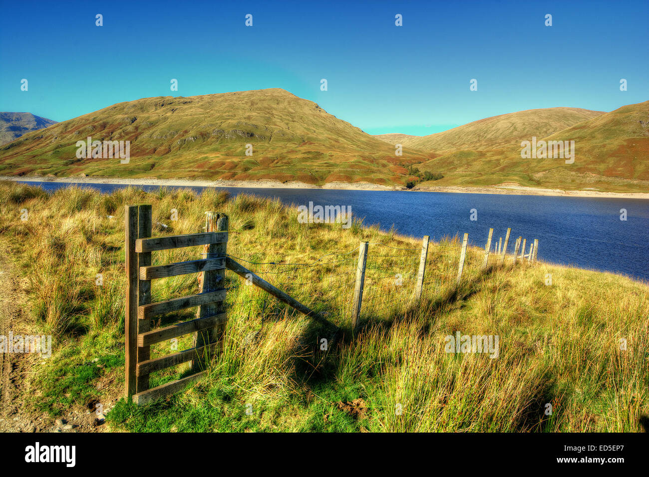 The stunning views around the area of Loch Lyon in Glen Lyon in the ...