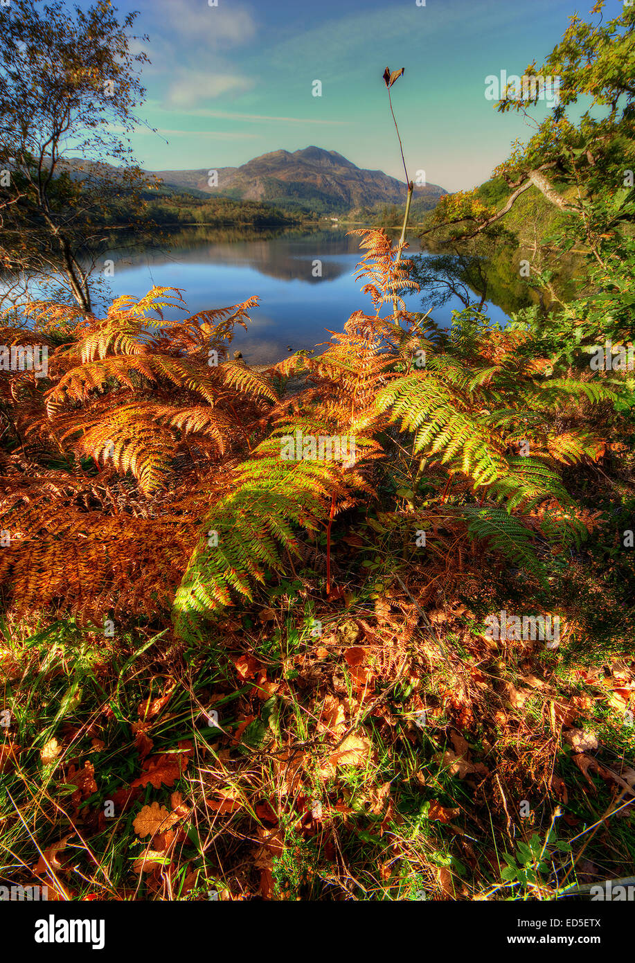 Loch Venachar as seen in Loch Lomond and The Trossachs National Park ...