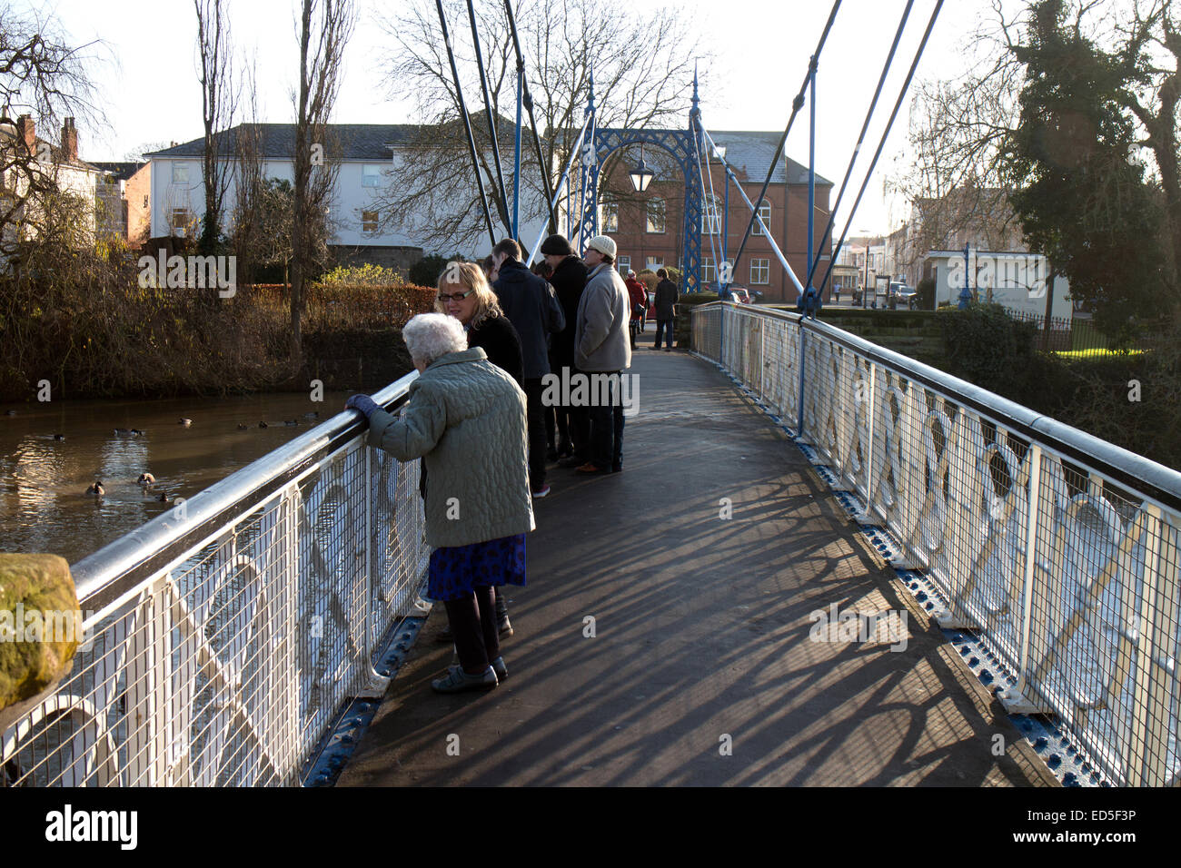 Mill Bridge, Leamington Spa, Warwickshire, England, UK Stock Photo - Alamy
