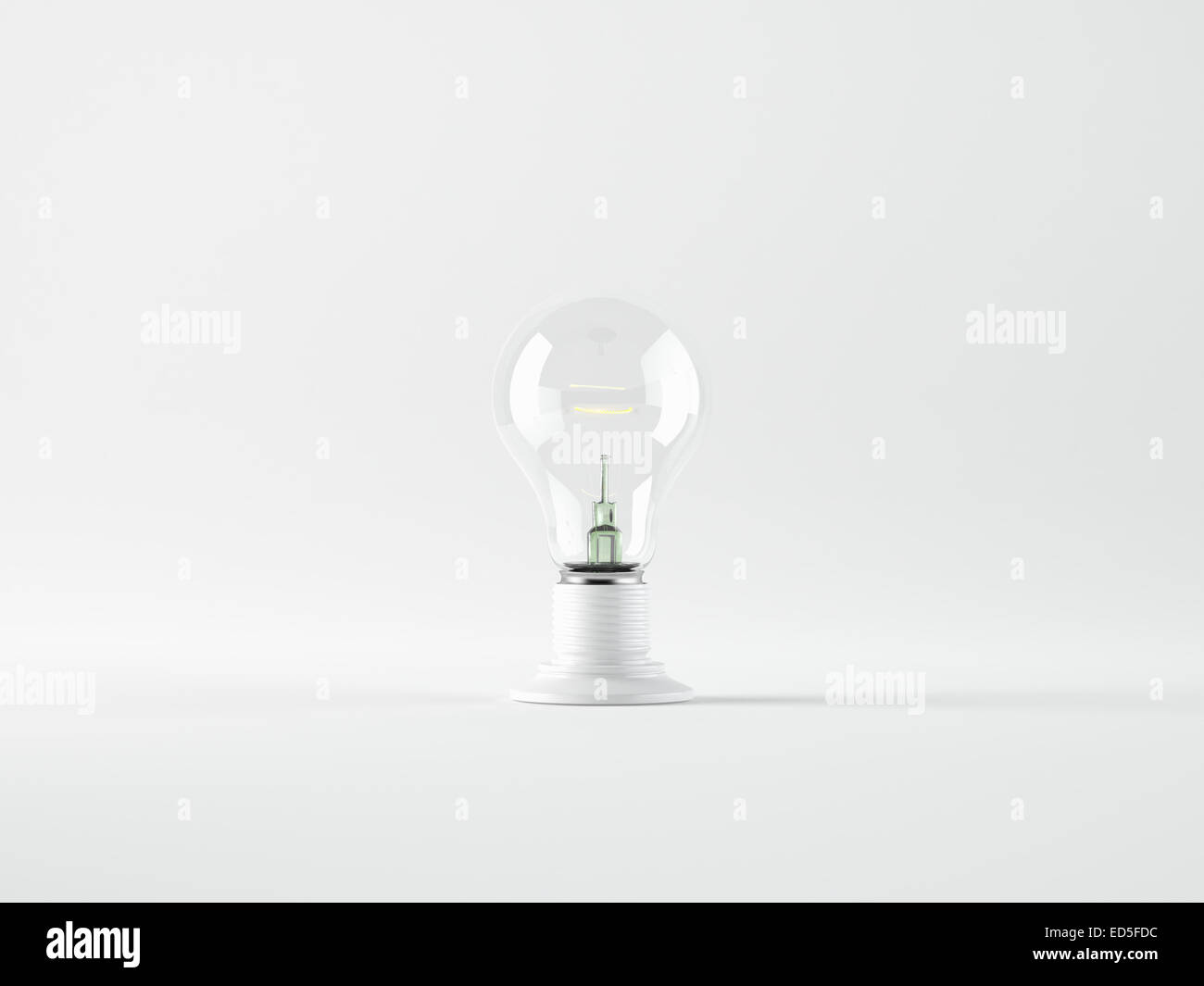 Light bulb, isolated, Realistic photo image Stock Photo - Alamy
