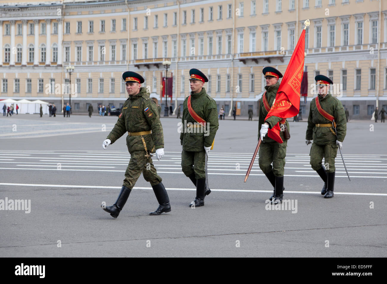 Flag bearers hi-res stock photography and images - Alamy