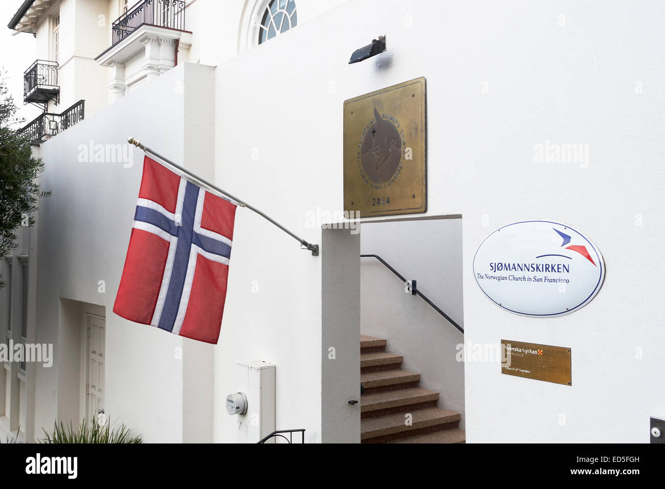 The Norwegian Seamen's Church at Hyde Street, San Francisco, California ...