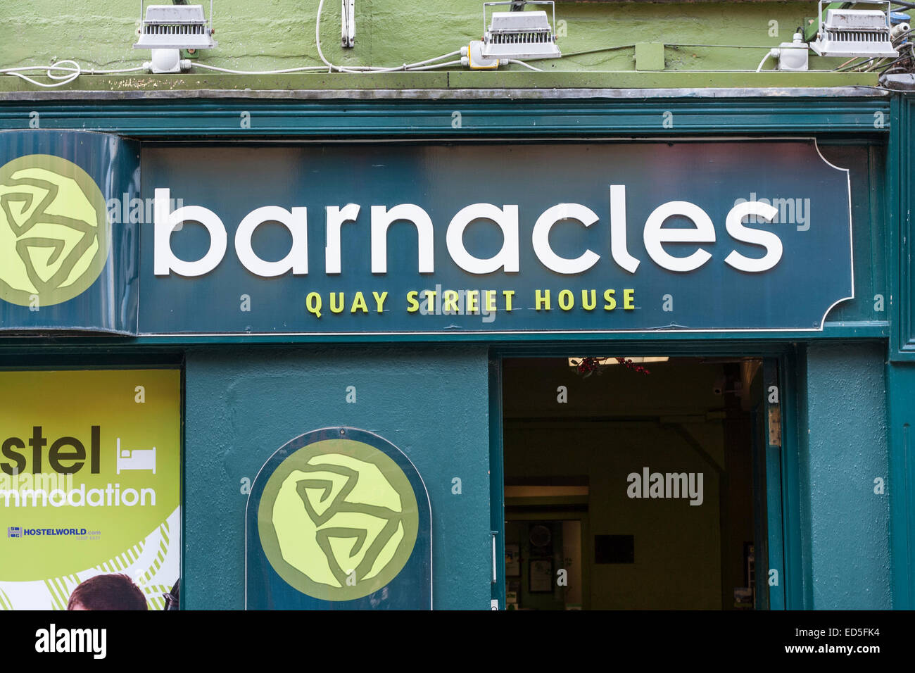 Barnacles Hostel, Quay Street House, Galway Stock Photo - Alamy